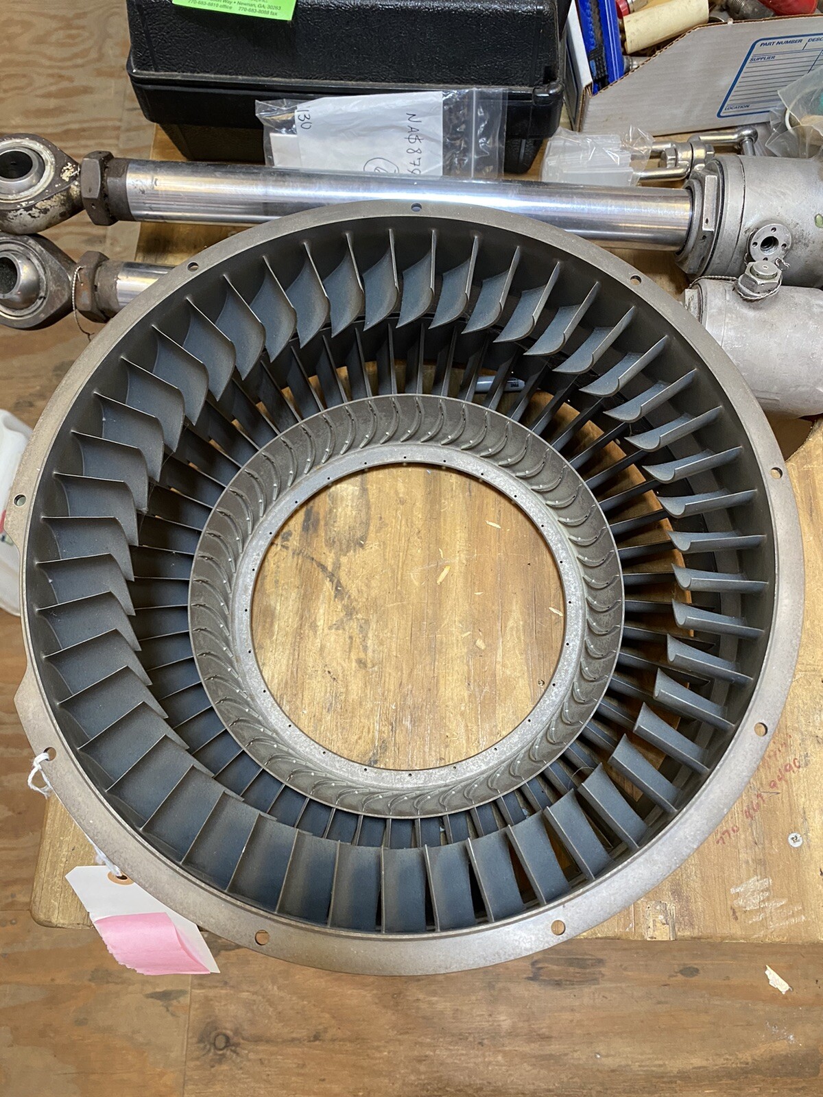 PRATT & WHITNEY REAR INNER STATOR COMPRESSOR ASSEMBLY JT15 P/N 3104962 ...