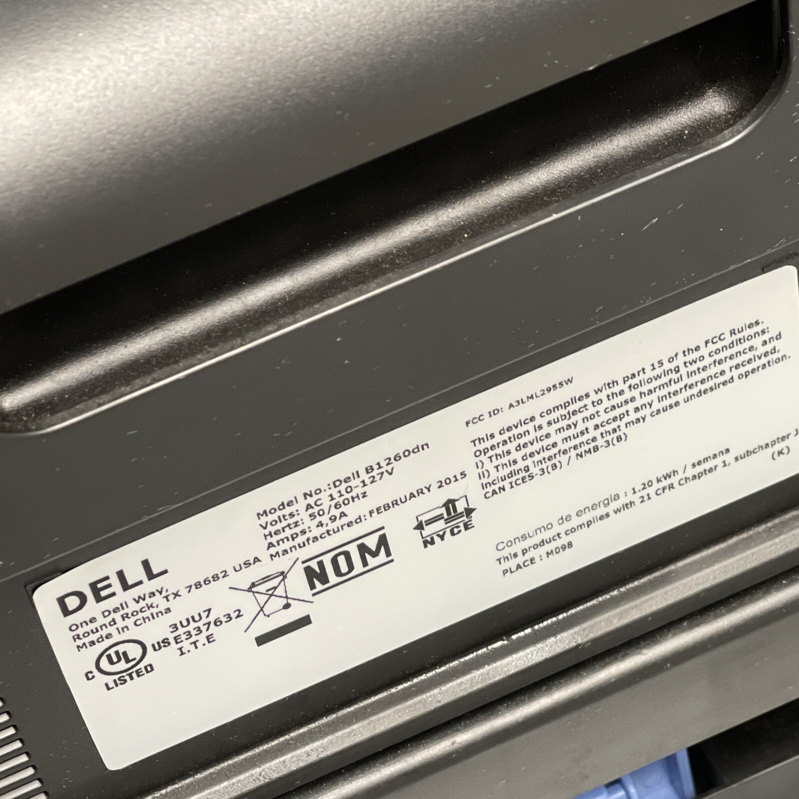 Dell B1260dn Monochrome Laser Printer LOW Page Count (y14 | eBay