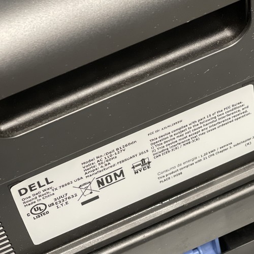 Dell B1260dn Monochrome Laser Printer LOW Page Count (y14 | eBay