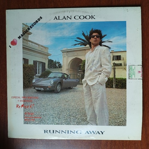 Alan Cook – Running Away [1988] Vinyl LP Maxi-Single Euro Disco Magic ...