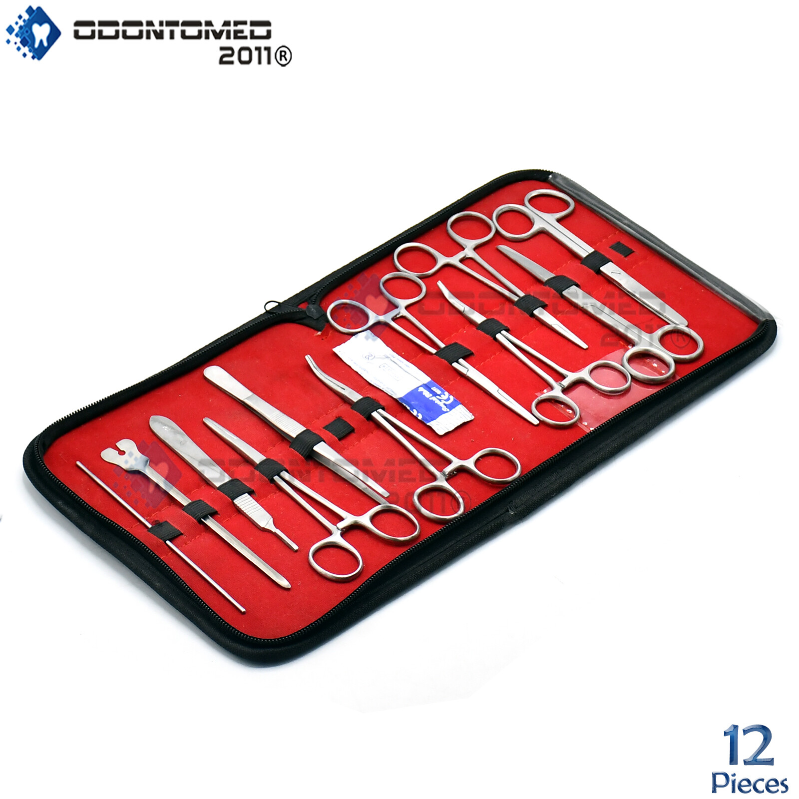 12 Pc Instrument Surgical Kit Survival Emergency First Aid Military ...