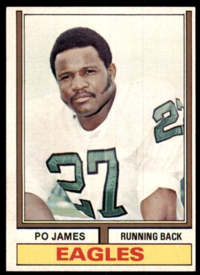 1974 Topps Po James Football Card #47 | eBay