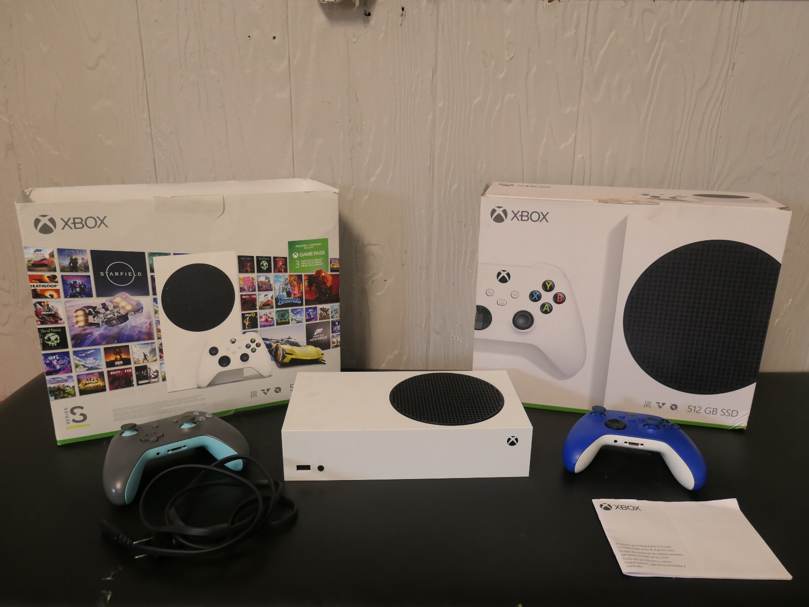 Microsoft XBox Series S All-Digital 512GB White Game Console W/2 Cont & Box