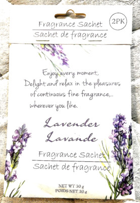 Lavender Scented Fragrance Aromatherapy Sachets recycled recyclable 60 ...