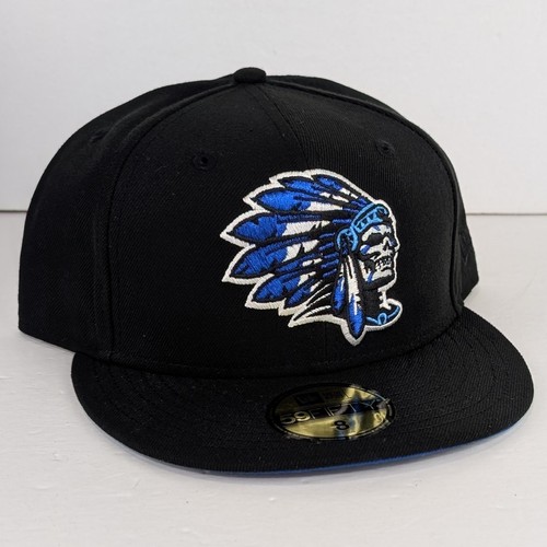 RARE Skull Chief New Era 59fifty Sz 8 Fitted Hat Club Exclusive Black ...