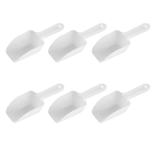 6 Pcs Ice Cube Spoon Clip Freeze Scoop Utility Scoops Flat Bottom | eBay