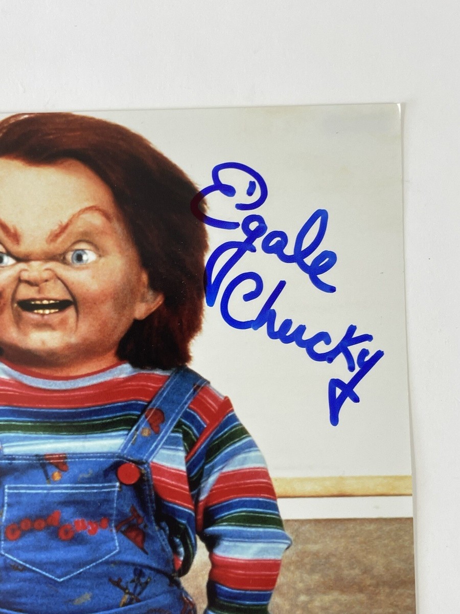 Ed Gale Signed 11x14 Photo Childs Play 1 Csr Collectibles