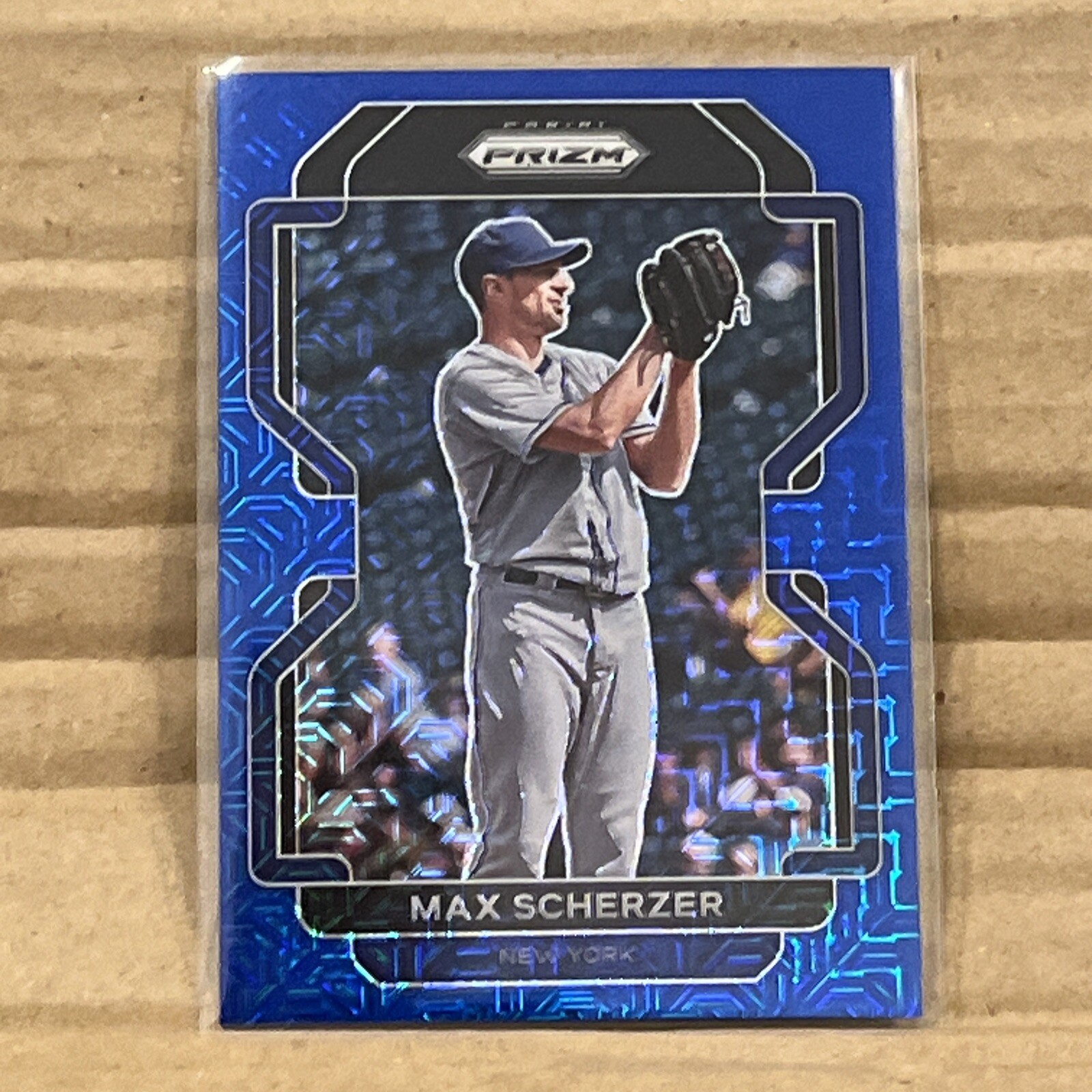 2022 Panini Prizm Blue Mojo Prizm Max Scherzer 71/199 New York Mets | eBay