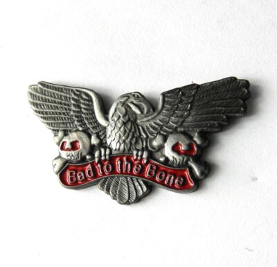 Bad to the Bone Biker Chopper Motorcycle Lapel Pin Wings - 1 inch | eBay
