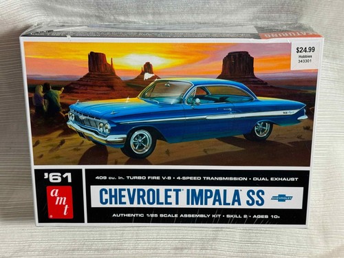 61 Chevrolet Impala SS Model kit AMT Factory Sealed | eBay