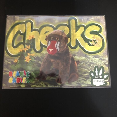 TY Beanie Babies BBOC Card Series 3 Common Cheeks the Baboon #4250 ...