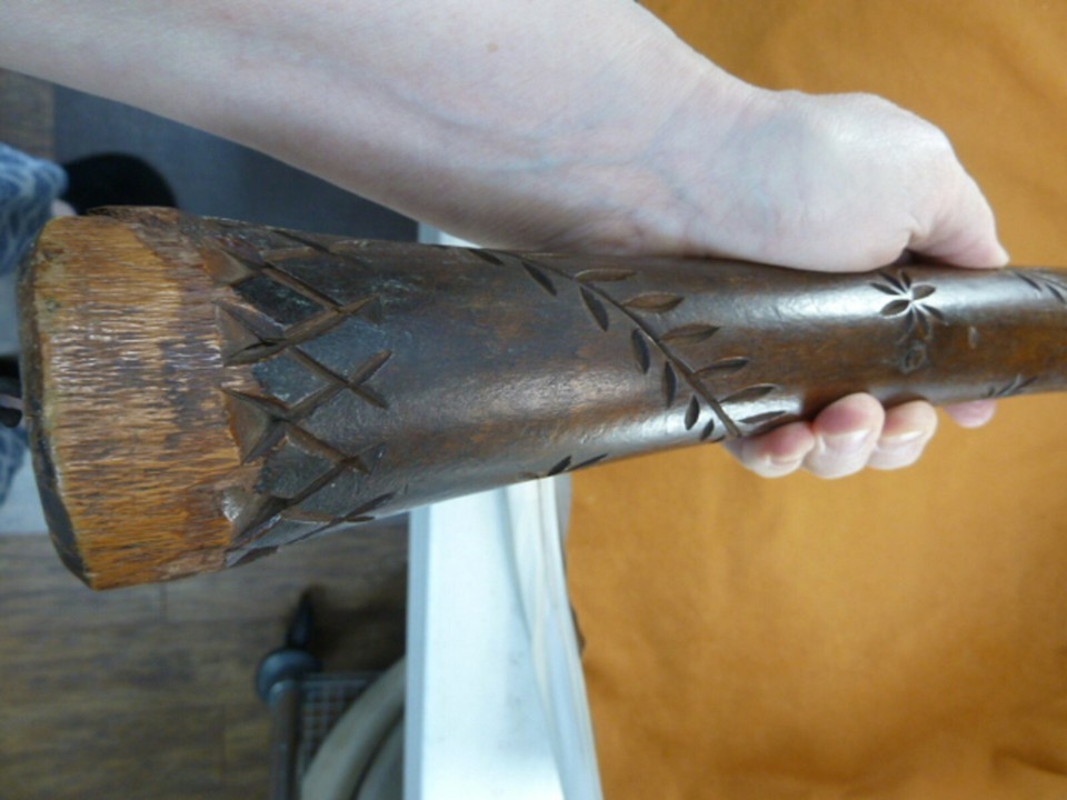 CLUB-13 Genuine Penobscot Native American Root club war weapon ...