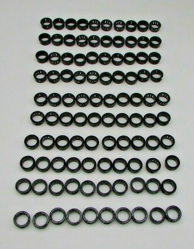 (50) Plastic Knockout Bushing, Snap in, Black, Heyco, SB-875-11 | eBay