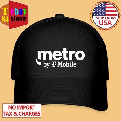 Metro by T mobile Black Baseball Cap HAT | eBay