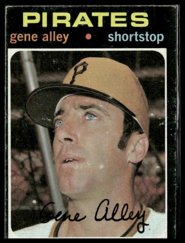 1971 Topps Gene Alley #416 Pittsburgh Pirates Baseball | eBay