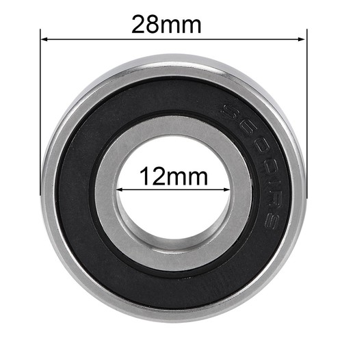 S6001-2RS Deep Groove Ball Bearings 12x28x8mm Double Sealed | eBay