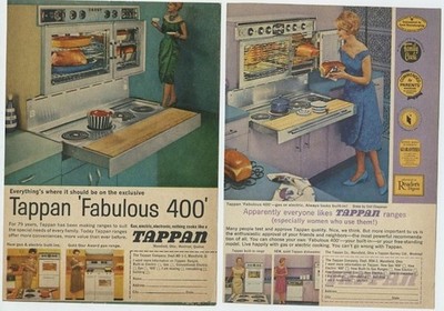 Tappan Electric Range Always Looks Built In 1960s Vintage Ads 2 ...