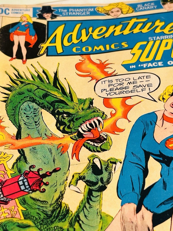 VTG ADVENTURE COMICS #418 - SUPERGIRL - ALEX TOTH BLACK CANERY - Good ...