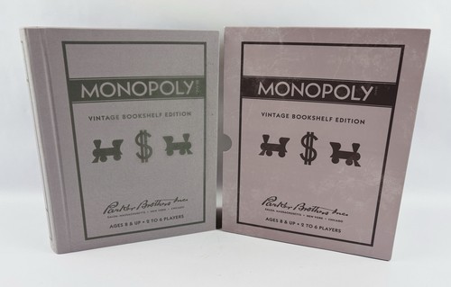 Monopoly Vintage Bookshelf Edition by WS Game Company Deluxe Board Game ...
