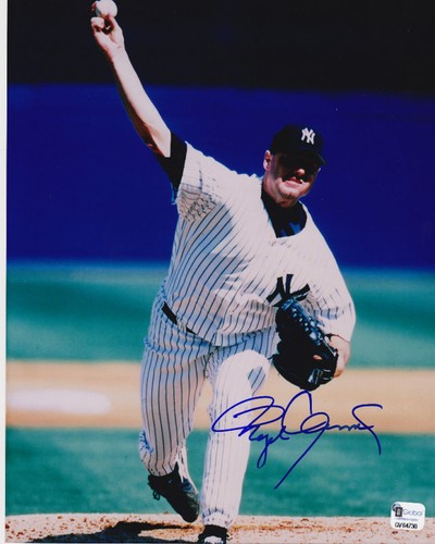 ROGER CLEMENS Signed Autographed 8x10 Photo GAI Yankees | eBay