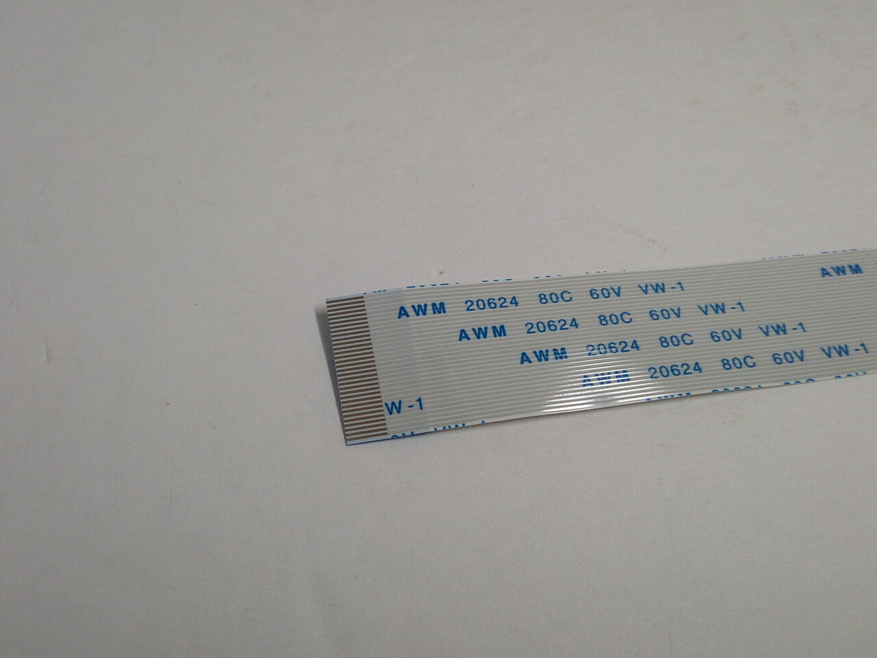 32 Pins AWM 20624 80C 60V VW-1 FFC Flexible Flat Cable Wire Ribbon 0 ...