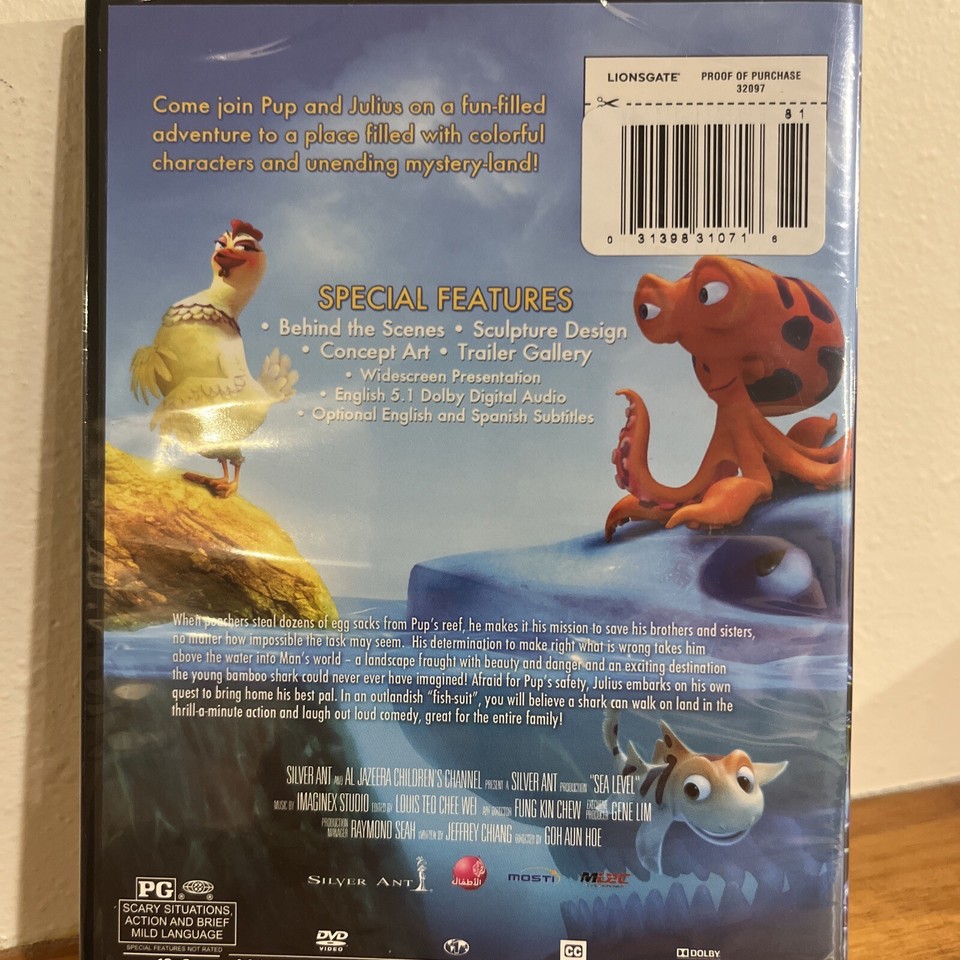 Sea Level DVD 2011 family approved shark fish widescreen Brand New and ...