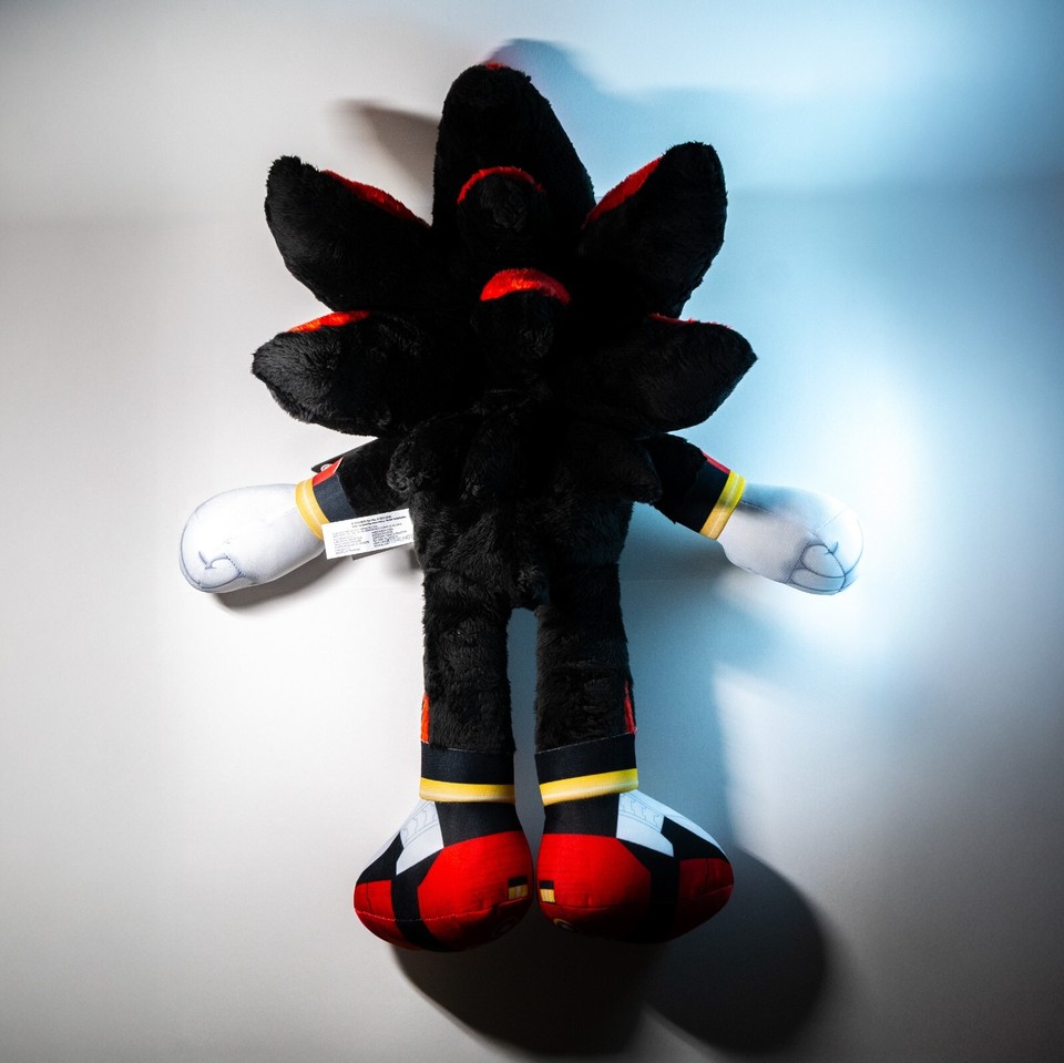 New Macy's Jakks Pacific Shadow The Hedghog Jumbo 20" Plush Sonic Movie ...
