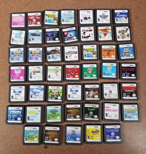 *MEGA* Lot Of 47 Nintendo DS Video Games - 47 DS Game Cartridges - Fast ...