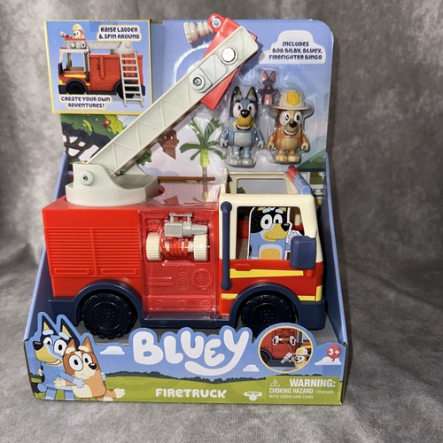 Bluey Firetruck | Firetruck Exclusive Firefighter Bingo and Bob Bilby ...