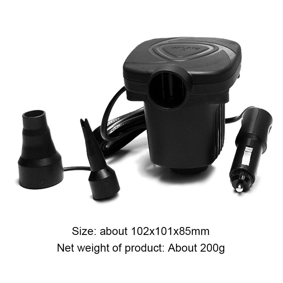 Inflatable Pump Portable Electric Pump for Swimming Ring Air Mattress ...