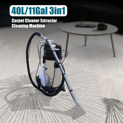 40L 3in1 Commercial Carpet Cleaning Machine Steam Vacuum Cleaner ...