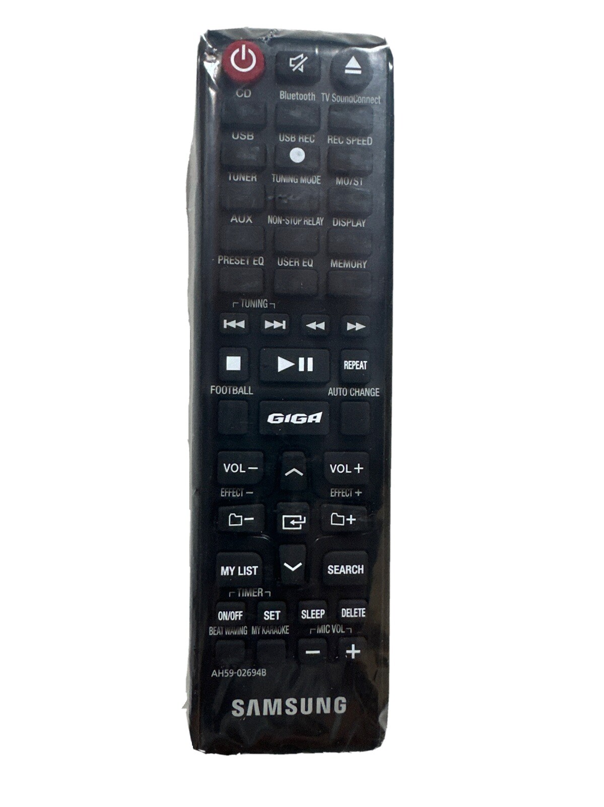 Remote Control AH59-02694B for Samsung Giga Sound MX-JS8000 MX-JS5000 ...