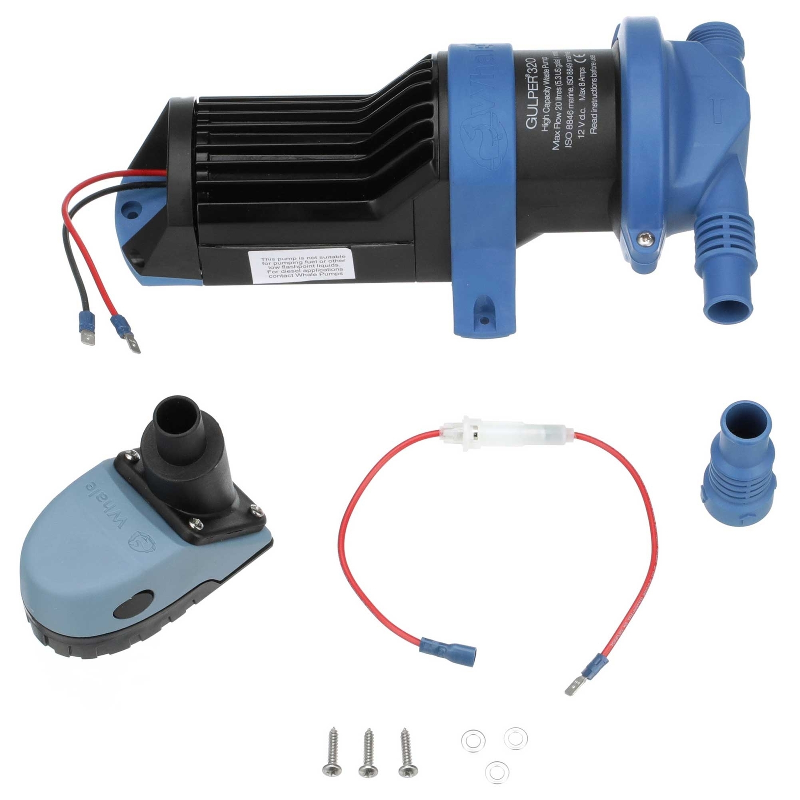 Whale BP2054 Gulper 320 Remote Mount Bilge Discharge Pump 24 Volt | eBay