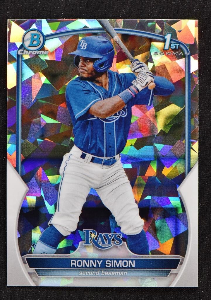 2023 Bowman Chrome Prospect Atomic #BCP-112 Ronny Simon - Tampa Bay ...