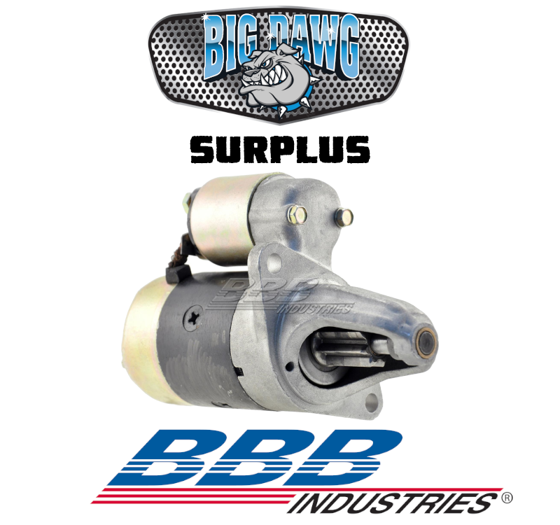 BBB Industries Starter Motor 16775 for 82-91 Nissan 1.2L 1.5L 1.6L ...