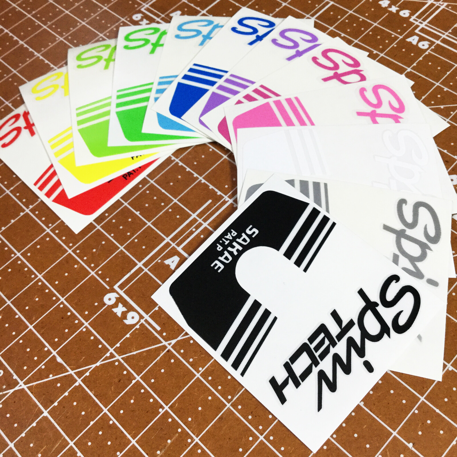 2 Restoration Vintage BMX SR Sakae Spin Tech Stem Rotor Decals Choose ...