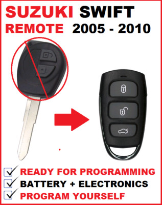 SUZUKI SWIFT REMOTE CONTROL FOG KEYLESS ENTRY 2005 2006 2007 2008 2009 ...