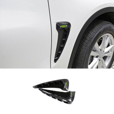 Side Wing Fender Trims X5 M Carbon Fiber Air Flow Vents for BMW X5 X5M ...