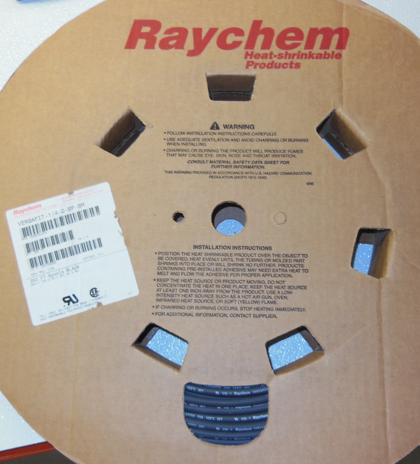 Raychem / VERSAFIT-1/4-0-SP - Heat Shrink Tubing 7 rolls in one box | eBay