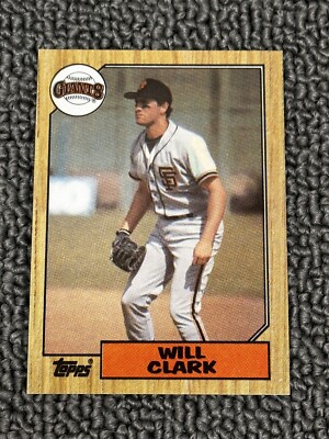 1987 Topps ~ Will Clark ~ Rookie ~ 420 ~ Giants | eBay