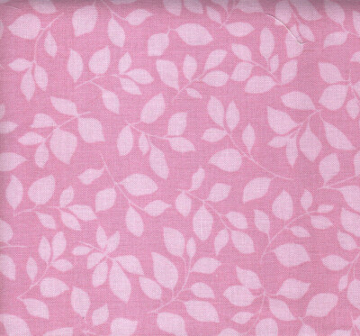 tt ~ quilt cotton ~ tonal pink leaves ~ c1883 ~ bty | eBay