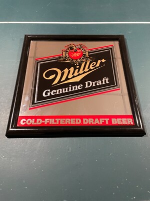 Vintage 80's MGD Bar Mirror | eBay