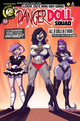 DANGER DOLL SQUAD issue 1 NM JMart VARIANT cover/Zombie Tramp Vampblade DollFace | eBay