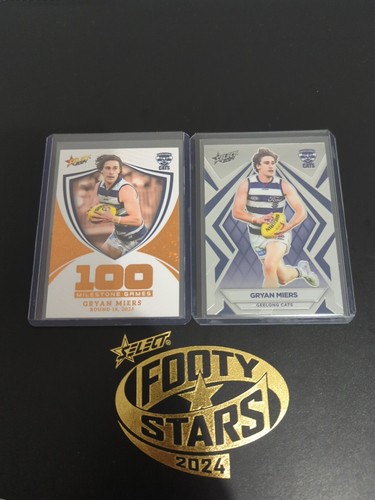 2024 AFL Select Footy Stars Milestone - Gryan Miers Geelong Cats ...