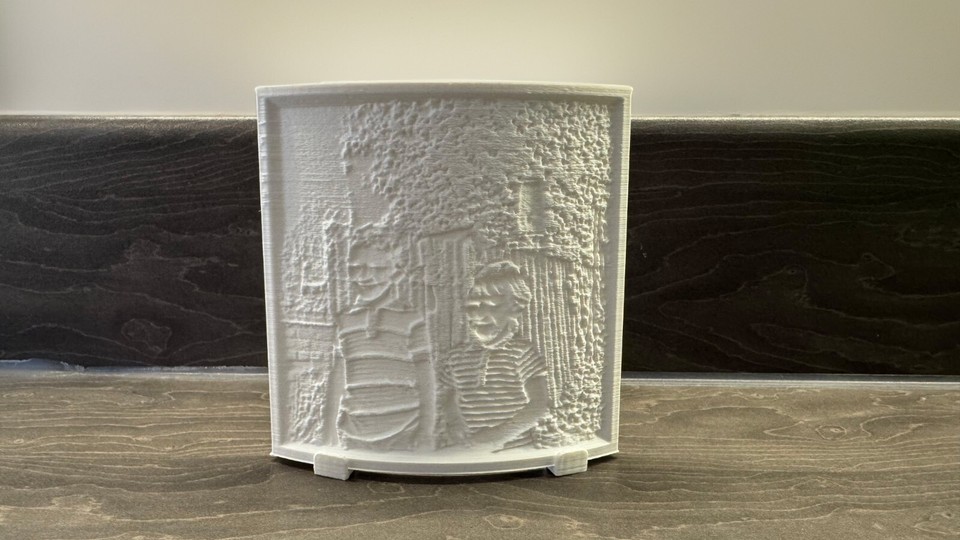 Personalized 3d Printed Lithophane Photos With Light And Stand | eBay UK