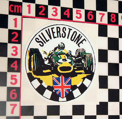 Silverstone Sticker - Circuit Classic Car Racer British GB Vintage UK ...