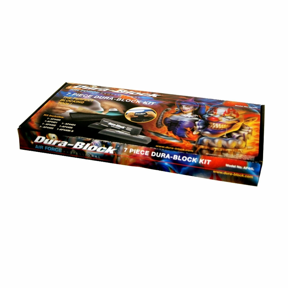 7pc Dura-Block Auto Body Hand Sanding Block Set AF44L - Closed Cell EVA ...