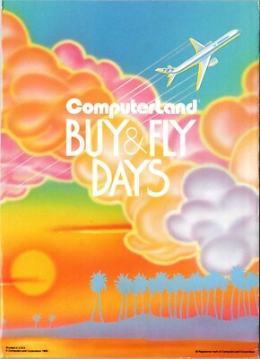 Computerland Buy Fly Days Apple IBM Compaq 1985 Wallingford Connecticut ...
