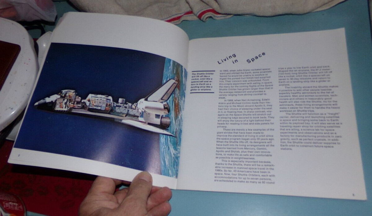 Science Book On Space Shuttle 1980