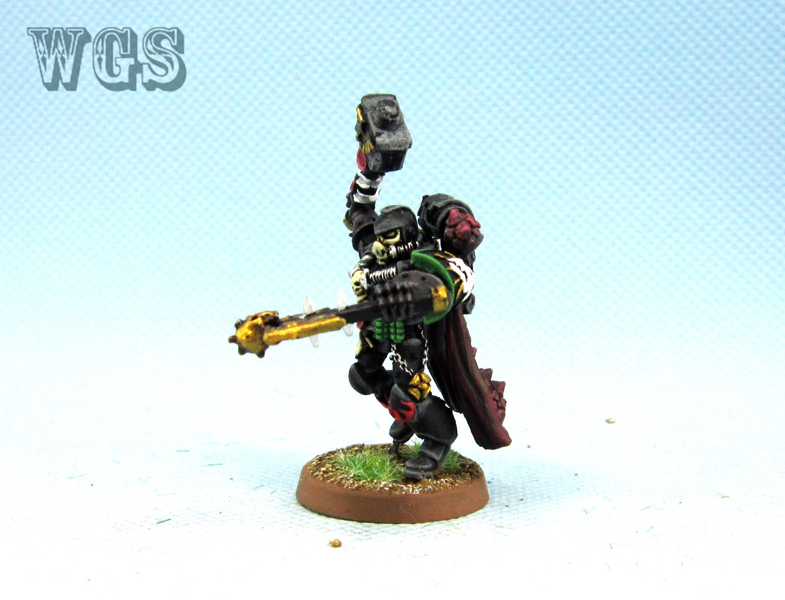Warhammer 40K WGS painted Space Marine Salamanders Chaplain Xavier ...